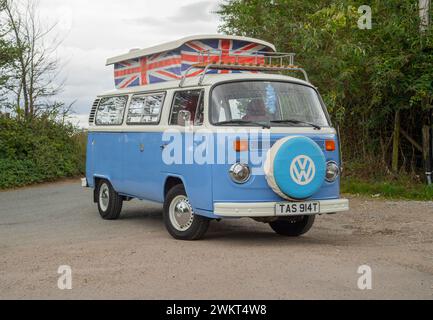 1979 VW Type 2 Bay Window camper van Stock Photo - Alamy