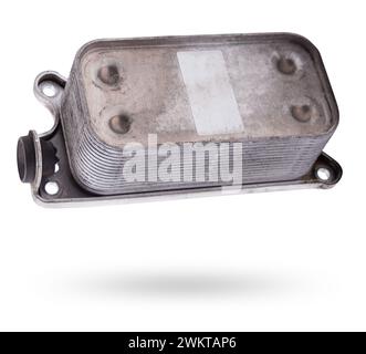 Gearbox heat exchanger - radiator, with metal chrome elements and tubes ...