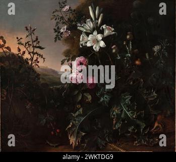 Still Life by Matthias Withoos Stock Photo - Alamy