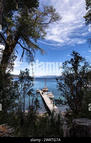 landscape view of Bariloche in the summer, Argentina, South America ...