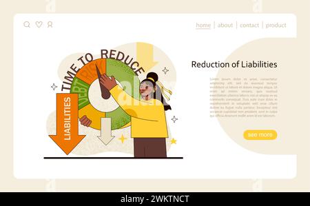 Liability Reduction concept. Decisive steps towards minimizing debts ...