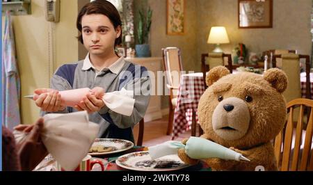 TED 2024 Sky TV mini series with Ted voiced by Seth MacFarlane Stock ...