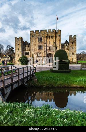 Hever Castle and Gardens in February, Hever, Kent England Stock Photo ...