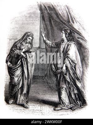 Bathsheba, mother of Solomon Stock Photo - Alamy