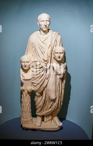 Ancient marble bust statue of Roman Emperor Caracalla, Capitoline ...