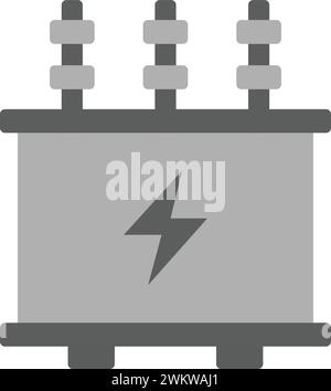 Current generator icon outline vector. Power engine. Gas portable Stock ...