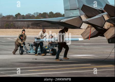 Airmen assigned to the 6th Air Refueling Wing pose for a group photo on ...