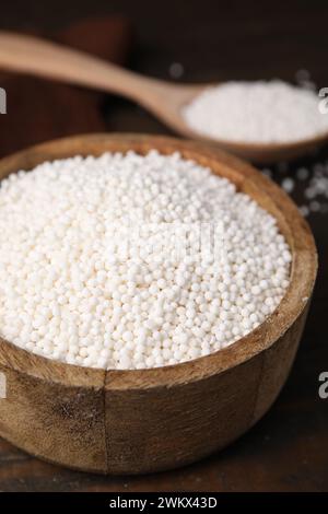 Organic tapioca pearls, cassava starch from the yuca root - Manihot ...