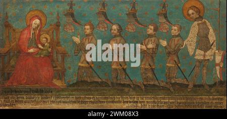 The Lords of Montfoort 1400 four Dutch Knights kneel before the Virgin ...