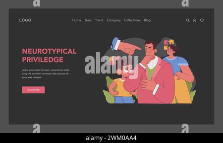 Neurotypical concept. Visual journey into cognitive processes and ...