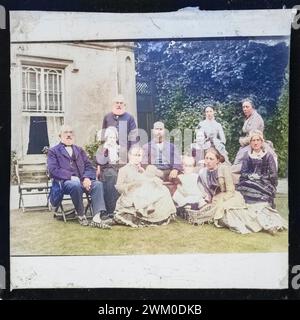 Vintage colourised photograph, Three men with shotguns, hunting ...