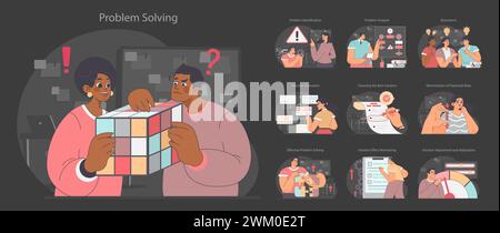 Problem-solving set. Critical thinking and strategy in challenges ...