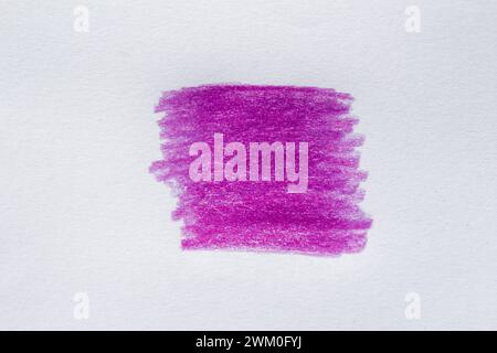 Hand drawn purple doodle on white paper Stock Photo - Alamy