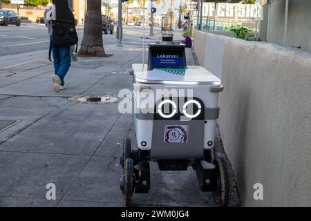 Lakshmi food delivery robot, Los Angeles, California, USA Stock Photo ...