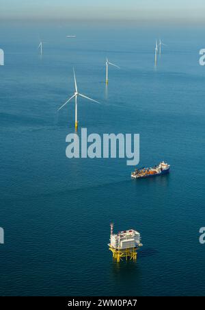 Offshore substation, North sea, Netherlands Stock Photo - Alamy