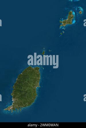 Grenada, satellite image Stock Photo - Alamy