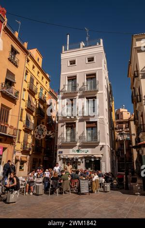 Valencia, February 16th 2024: Plaça del Doctor Collado Stock Photo - Alamy