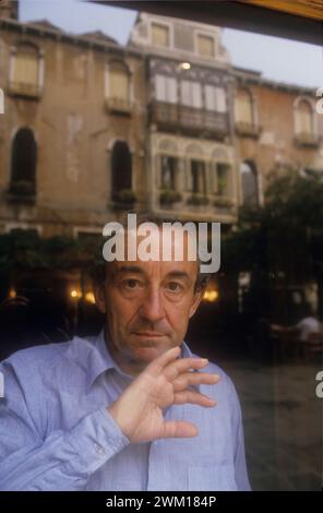 French film director Louis Malle, left, with John Lennon of the Beatles ...