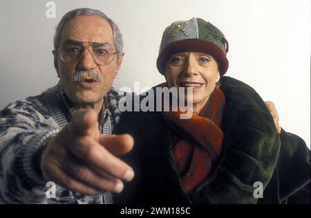 nino manfredi with wife erminia, rome 1968 Stock Photo - Alamy