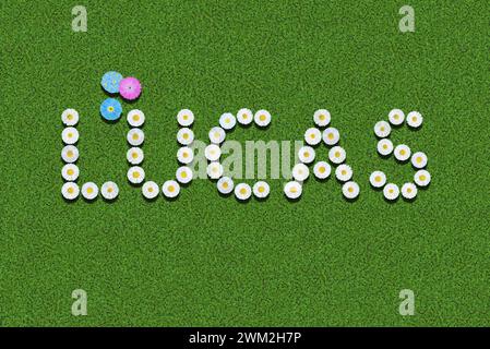 the ten most popular first names for boys in the US and UK Stock Photo ...