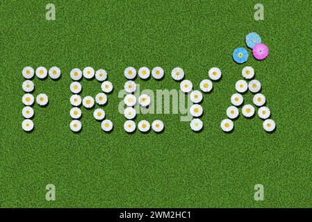 the ten most popular first names for girls in the US and UK Stock Photo ...