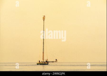 swordfish fishing boat 1980s Stock Photo - Alamy