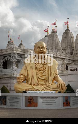 London, UK - Feb 23, 2024 - The exterior architectural design of the ...
