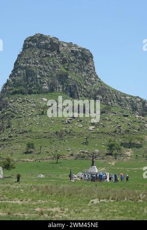 Military history attraction, battle of Isandlwana landscape, 1879 Anglo ...