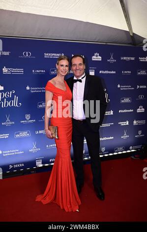 Thomas Ohrner und Anne Arnholdt beim 16. SemperOpernball 2024 in der Semperoper. Dresden, 23.02. ...