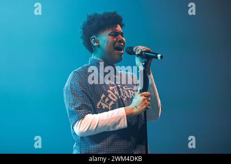 The singer Sekou, real name Sekou Sylla, performing live onstage at O2 ...