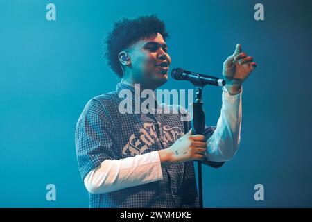 The singer Sekou, real name Sekou Sylla, performing live onstage at O2 ...