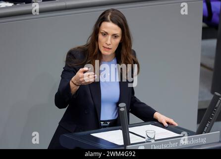 Nicole Bauer, FDP, Deutschland, Berlin, Reichstag, 23. Februar 2024 155 ...