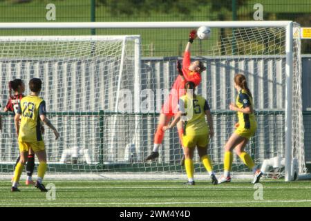 Goalkeeper Rose Kite Moneyfields FC Women v AFC Bournemouth Women at ...