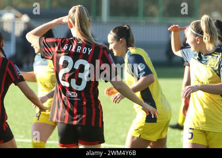 Eve Gilroy Moneyfields FC Women v AFC Bournemouth Women at Oaklands ...