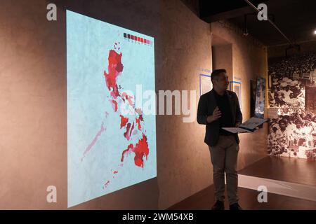 Quezon City, Philippines. Lawrence Charles Salazar showing the Human ...