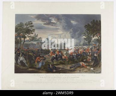 Battle of Mudki 1845 Henry Martens 1849 Stock Photo - Alamy