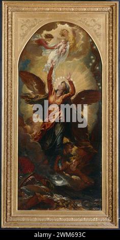 Benjamin West - The Woman Clothed with the Sun Fleeth from the ...