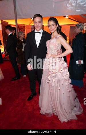 Tom Wlaschiha und Stephanie Stumph beim Semper Opernball am 07.02.2025 in Dresden Semper ...