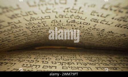 Hebrew Bible. Exploring sacred jewish heritage scriptures.Revered texts ...