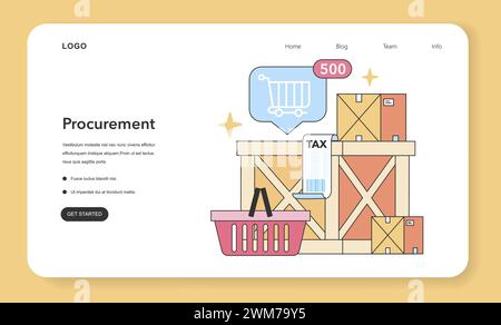 Strategic procurement process. Efficient order placement, bulk purchasing, and tax ...