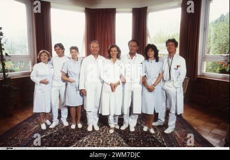 Die Schwarzwaldklinik, ZDF Arzt-Serie, 1985, Szene: Barbara Wussow als ...