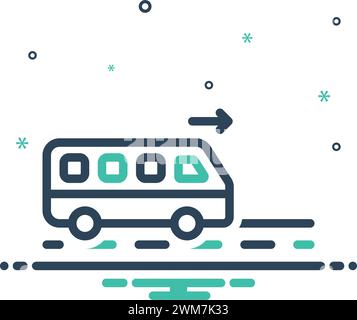 Icon for go,bus Stock Vector Image & Art - Alamy