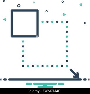 Icon for wide,extensive Stock Vector Image & Art - Alamy