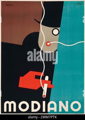 Vintage advertising Poster. Modiano , cigarettes ads. By Andreas Farkas ...
