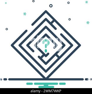 Icon for difficult,arduous Stock Vector Image & Art - Alamy