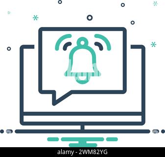 Icon for noticed,notification Stock Vector Image & Art - Alamy