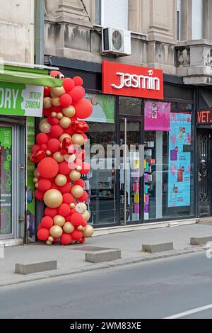 Belgrade, Serbia - February 11, 2024: Famous grocery store Maxi ...