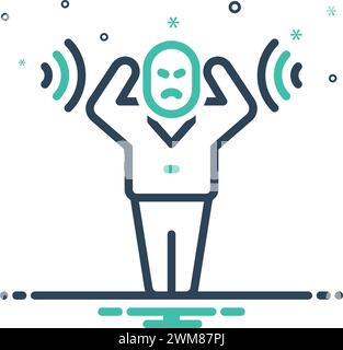 Icon for disturbed,noise Stock Vector Image & Art - Alamy