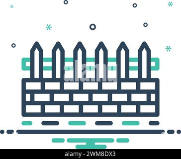 Icon for boundary,frontier Stock Vector Image & Art - Alamy