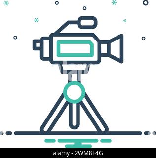 Icon for documentary,broadcast Stock Vector Image & Art - Alamy